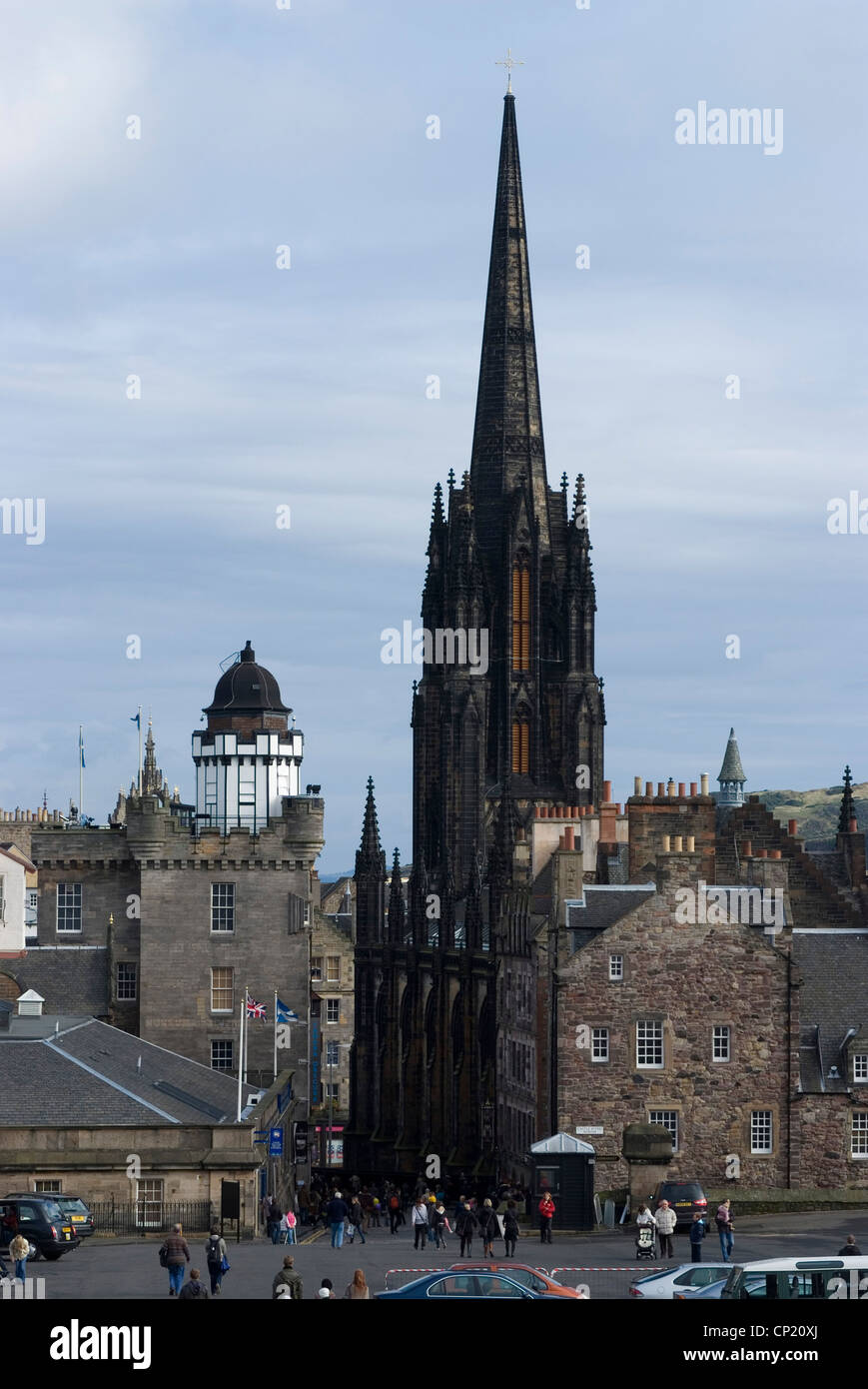 View looking east from Edinburgh Castle, Edinburgh Stock Photo - Alamy
