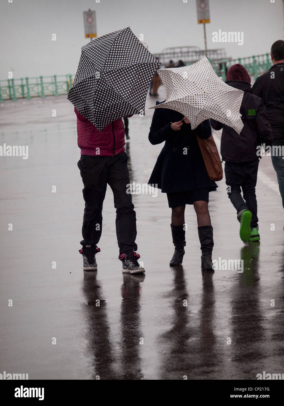 Wet and windy conditions Stock Photo - Alamy