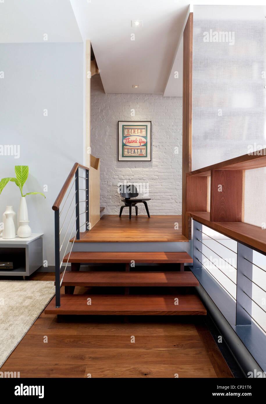 Split level, Greenwich Village Townhouse Stock Photo - Alamy