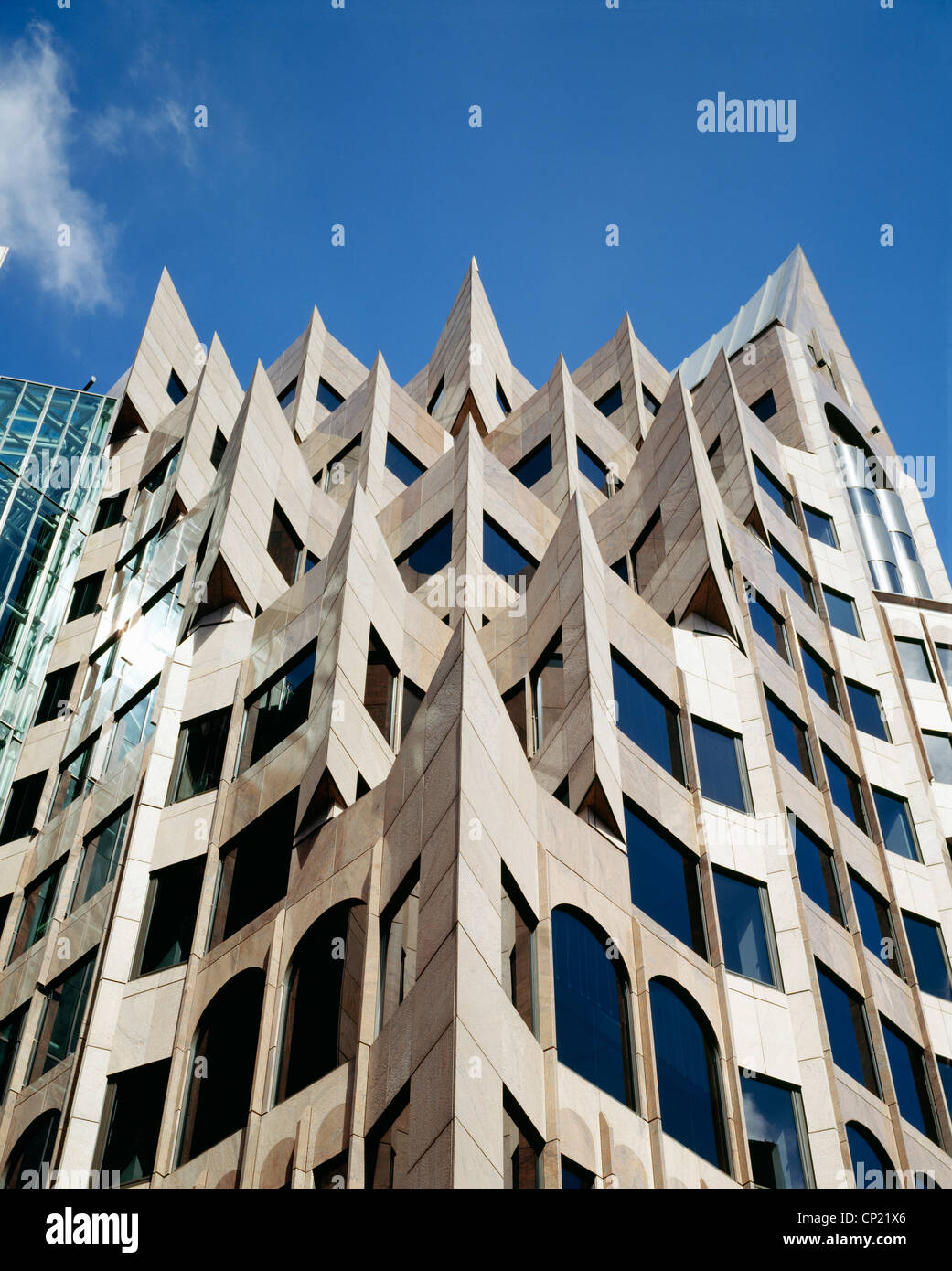 Minster Court, London, building exterior, UK Stock Photo - Alamy
