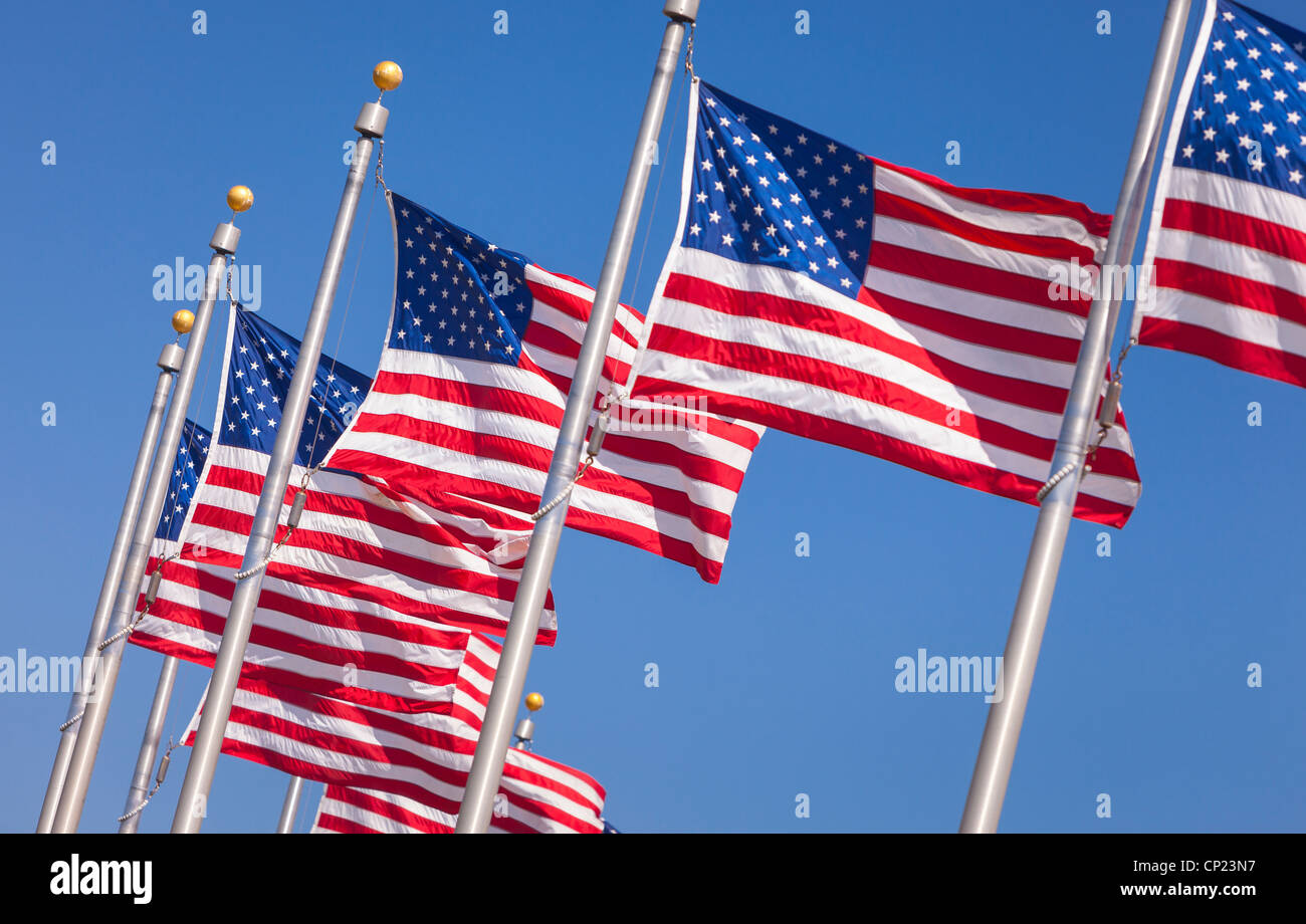 U s flags hi-res stock photography and images - Alamy