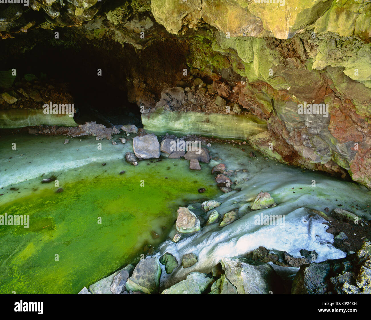 Ice Cave, Bandera Volcano, Grants, New Mexico Stock Photo - Alamy