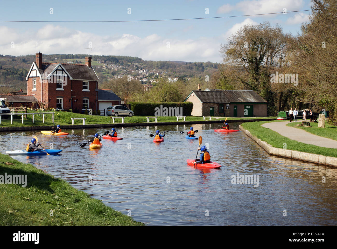 Kayak on canal hi-res stock photography and images - Alamy