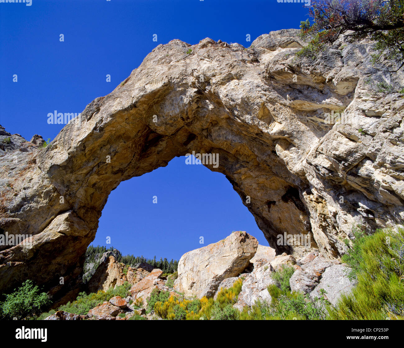 Lexington Arch, Great Basin National Park, Nevada Stock Photo - Alamy