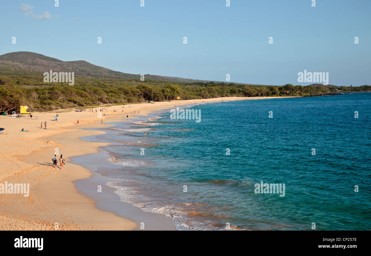 Big Beach at Makena State Park on Maui Stock Photo - Alamy