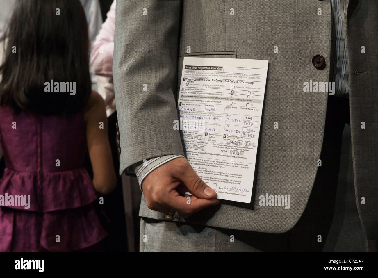 Texas voter line hi-res stock photography and images - Alamy