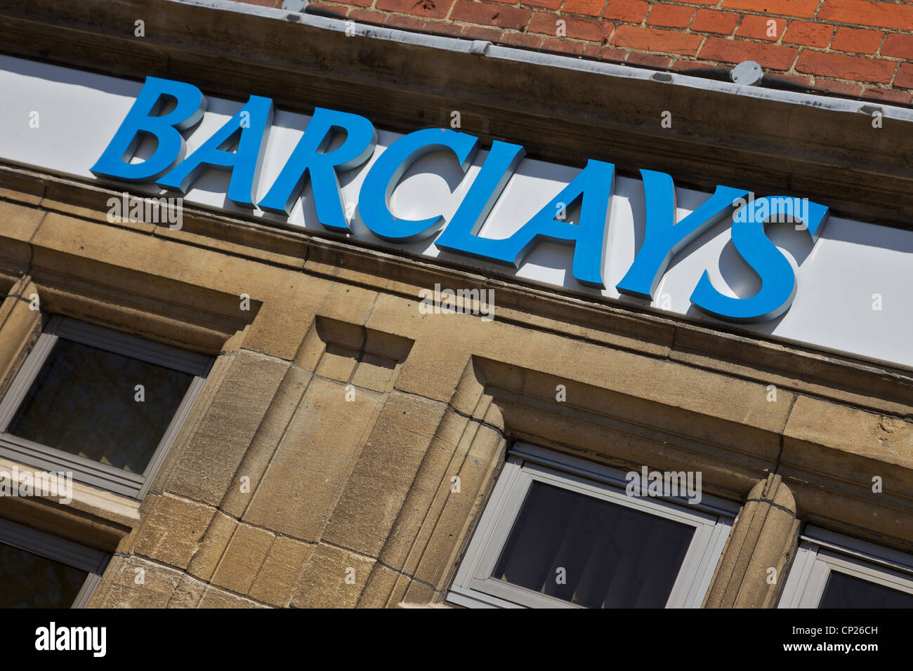 A Barclays bank sign, England Stock Photo - Alamy