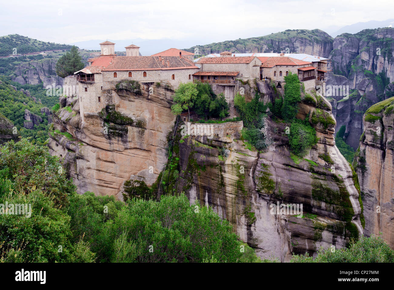 Varlaam monastery, Meteora region, Greece Stock Photo - Alamy
