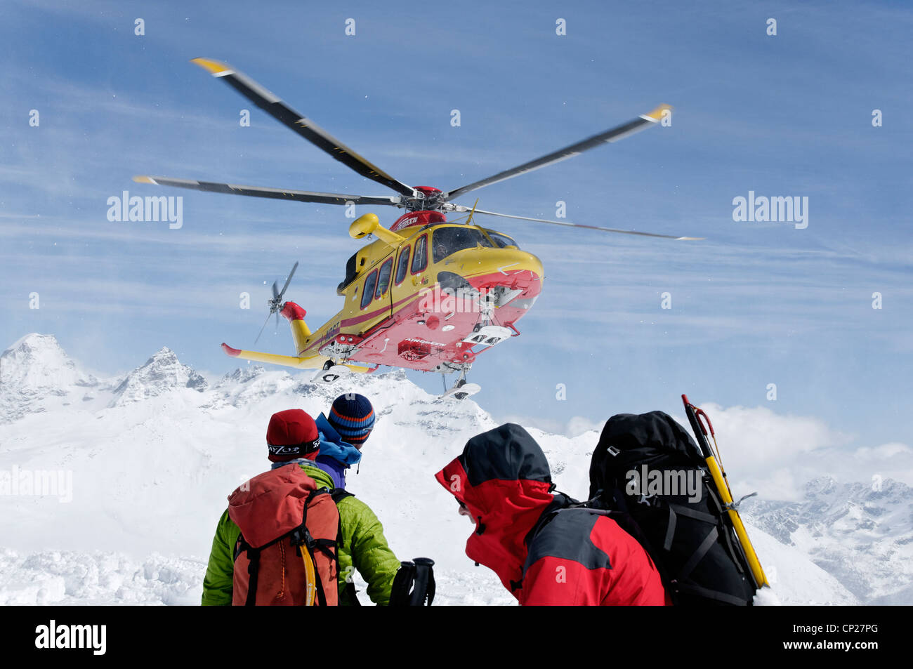 People Climbing Into A Helicopter High Resolution Stock Photography and ...