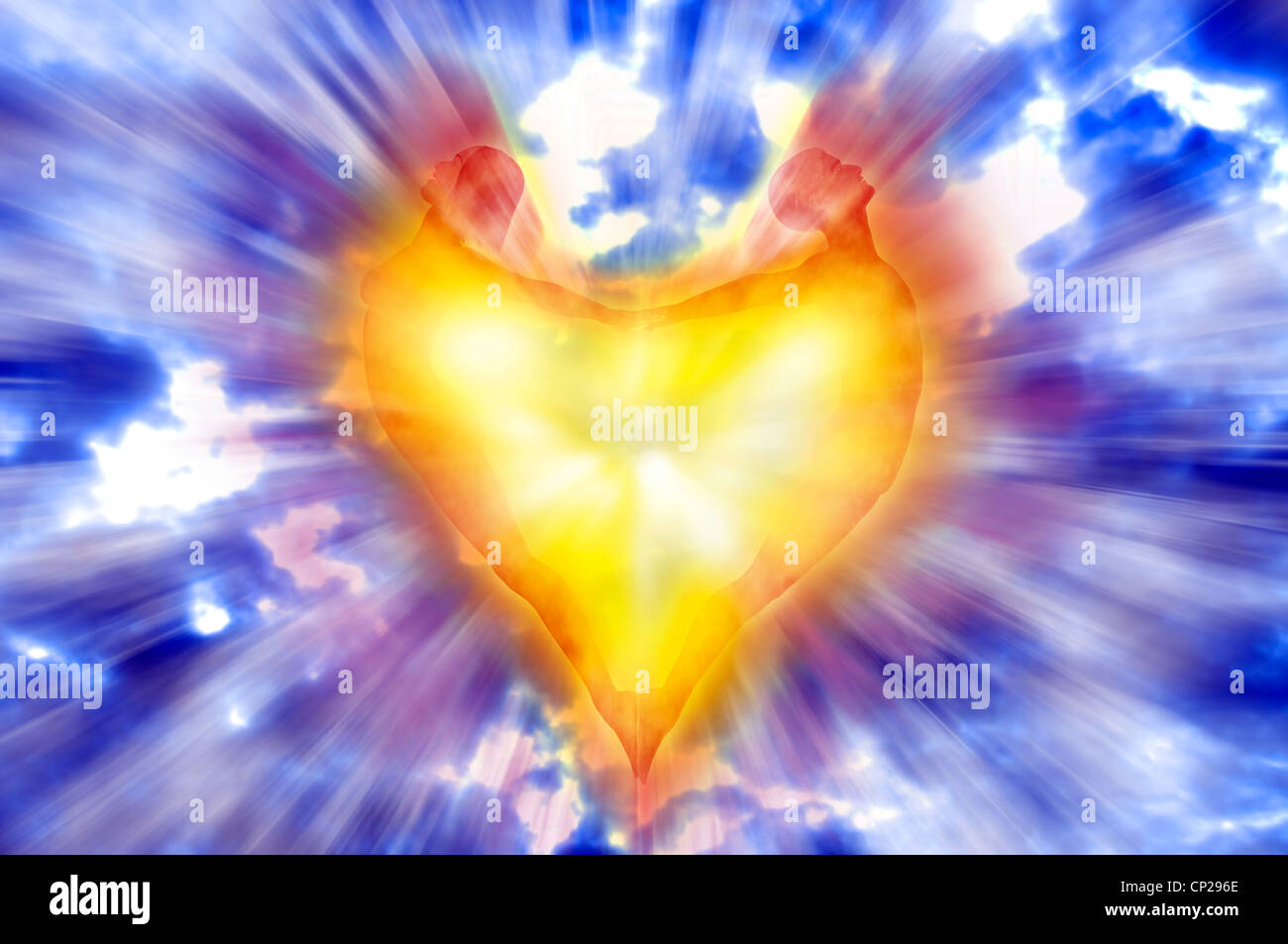 Couple in Heaven Stock Photo - Alamy