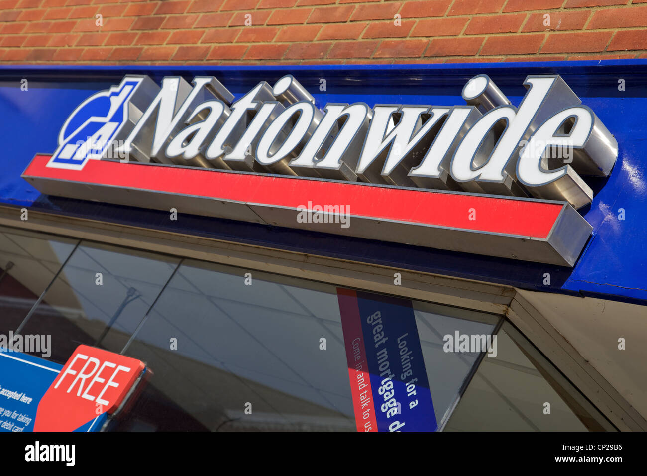 A Nationwide sign, England Stock Photo - Alamy