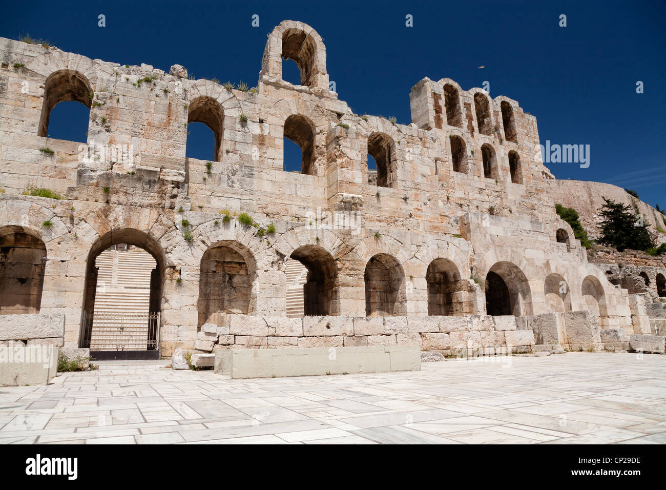 Odeon of Herodes Atticus, an amphitheater built on the south slope of ...