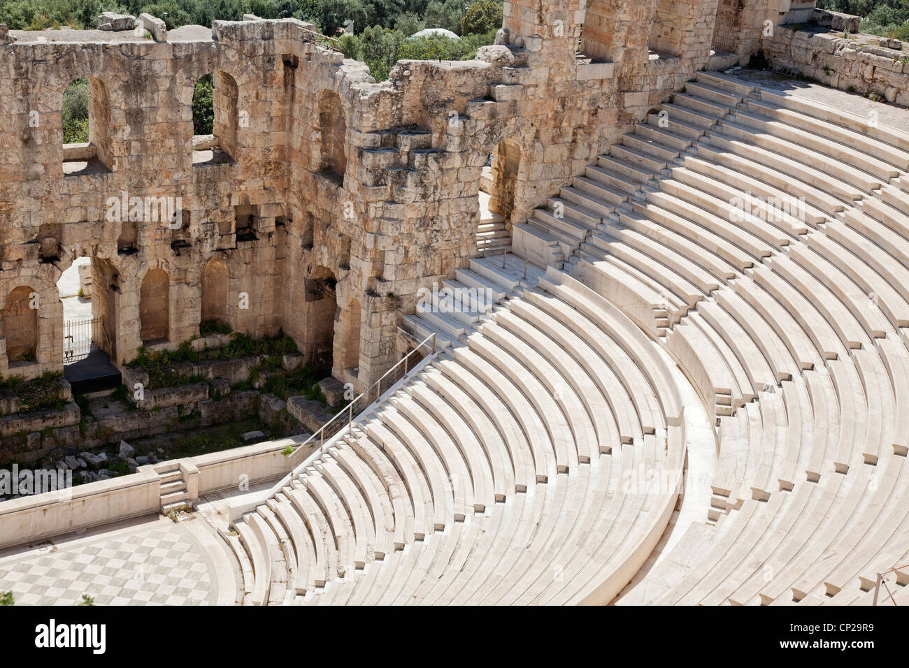 Odeon of Herodes Atticus, an amphitheater built on the south slope of ...