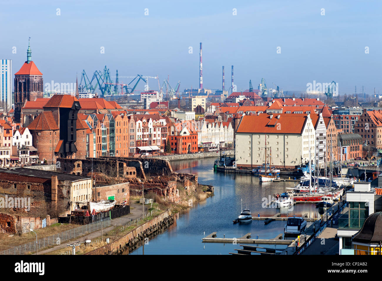 Gdansk aerial hi-res stock photography and images - Alamy