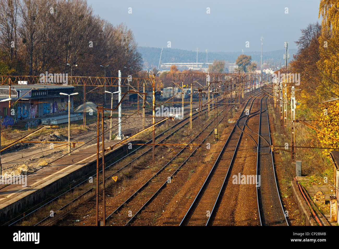 Railway track damage hi-res stock photography and images - Alamy
