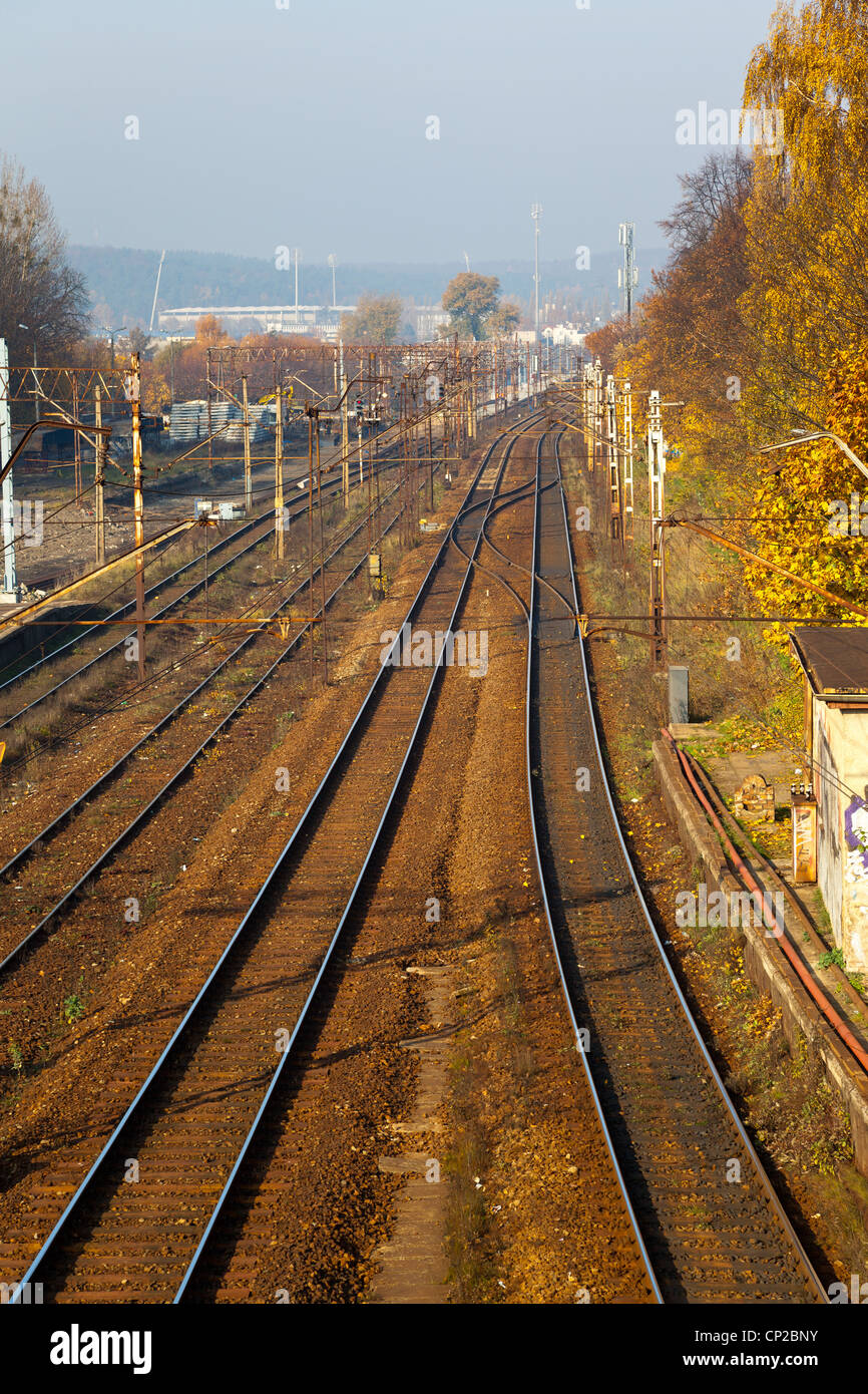 Railway track damage hi-res stock photography and images - Alamy