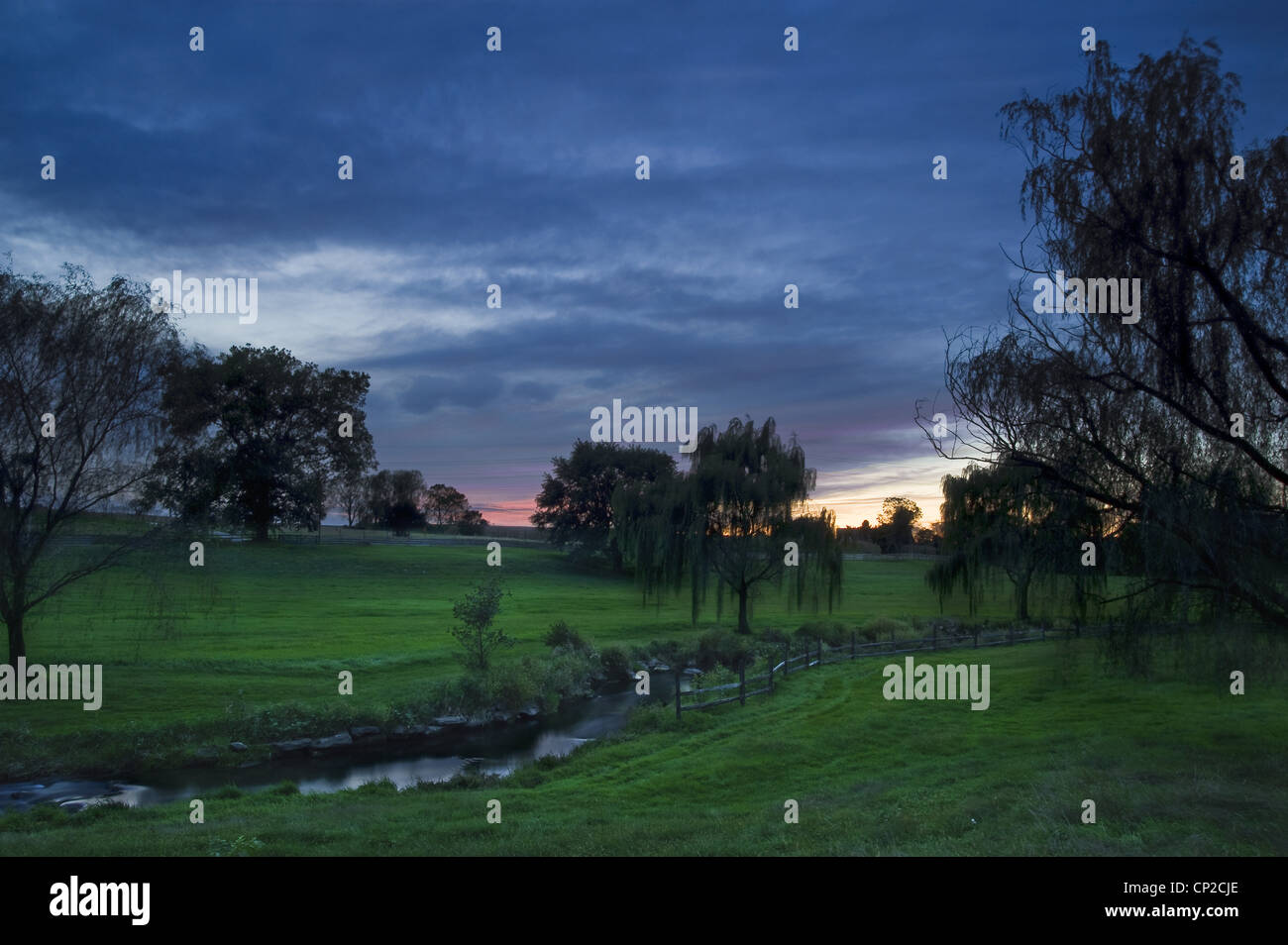 LITITZ RUN WARWICK TOWNSHIP LANCASTER COUNTY PENNSYLVANIA Stock Photo ...