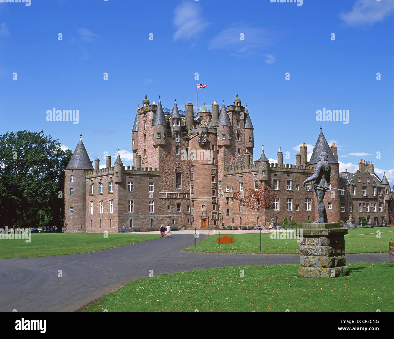 17th century Glamis Castle, Glamis, Angus, Scotland, United Kingdom ...