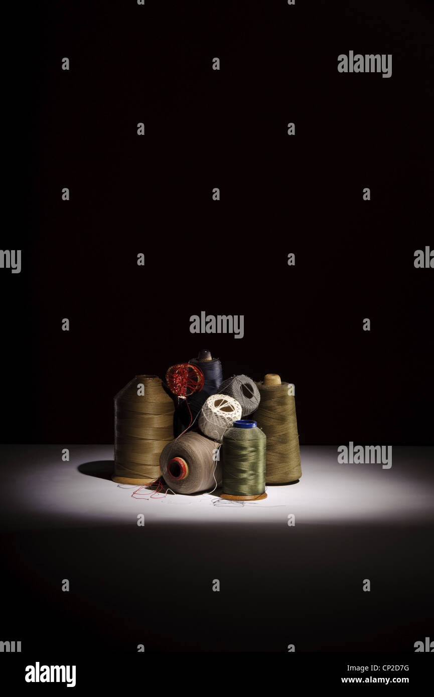 SEWING THREAD, STUDIO Stock Photo - Alamy