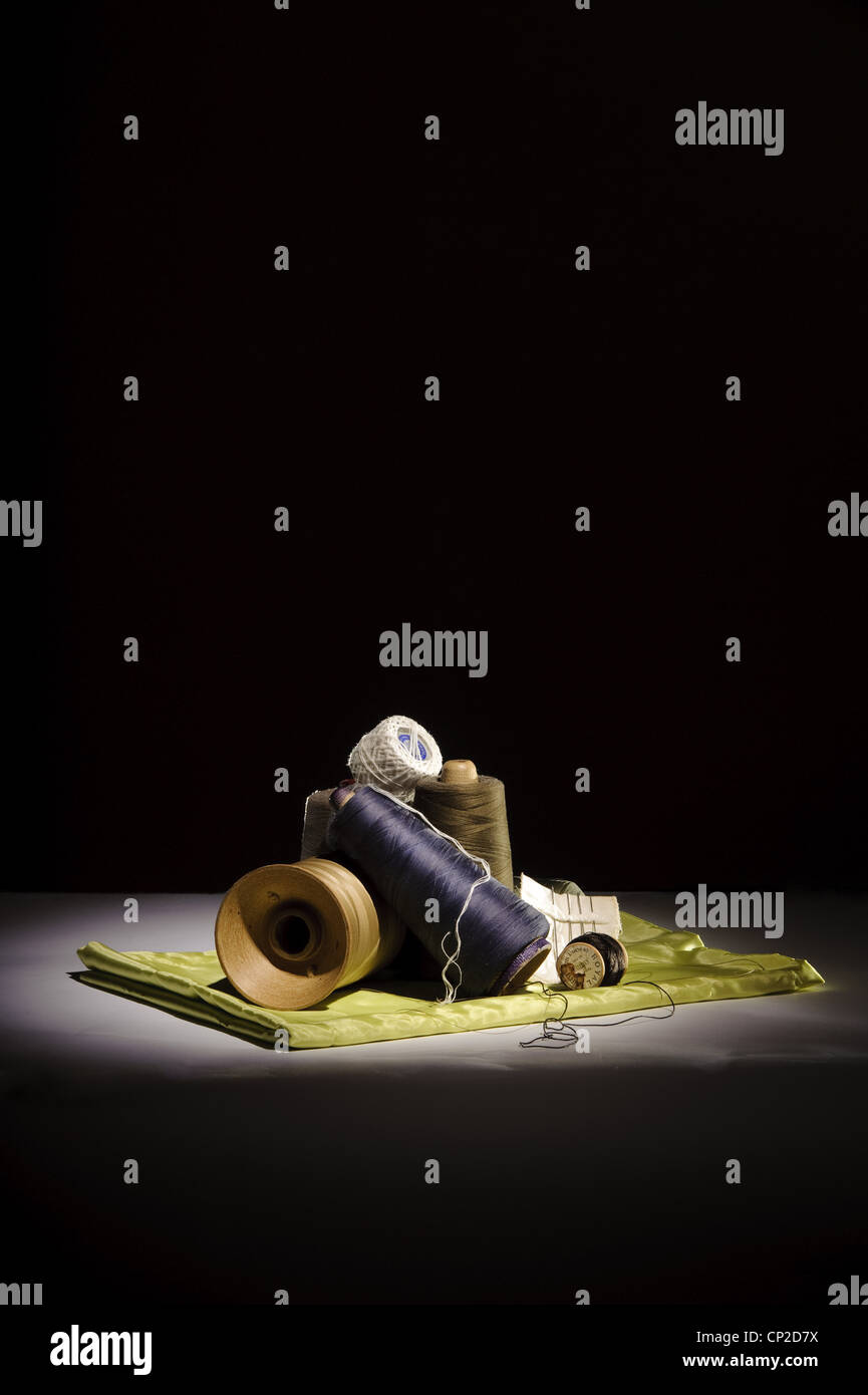SEWING THREAD, STUDIO Stock Photo - Alamy