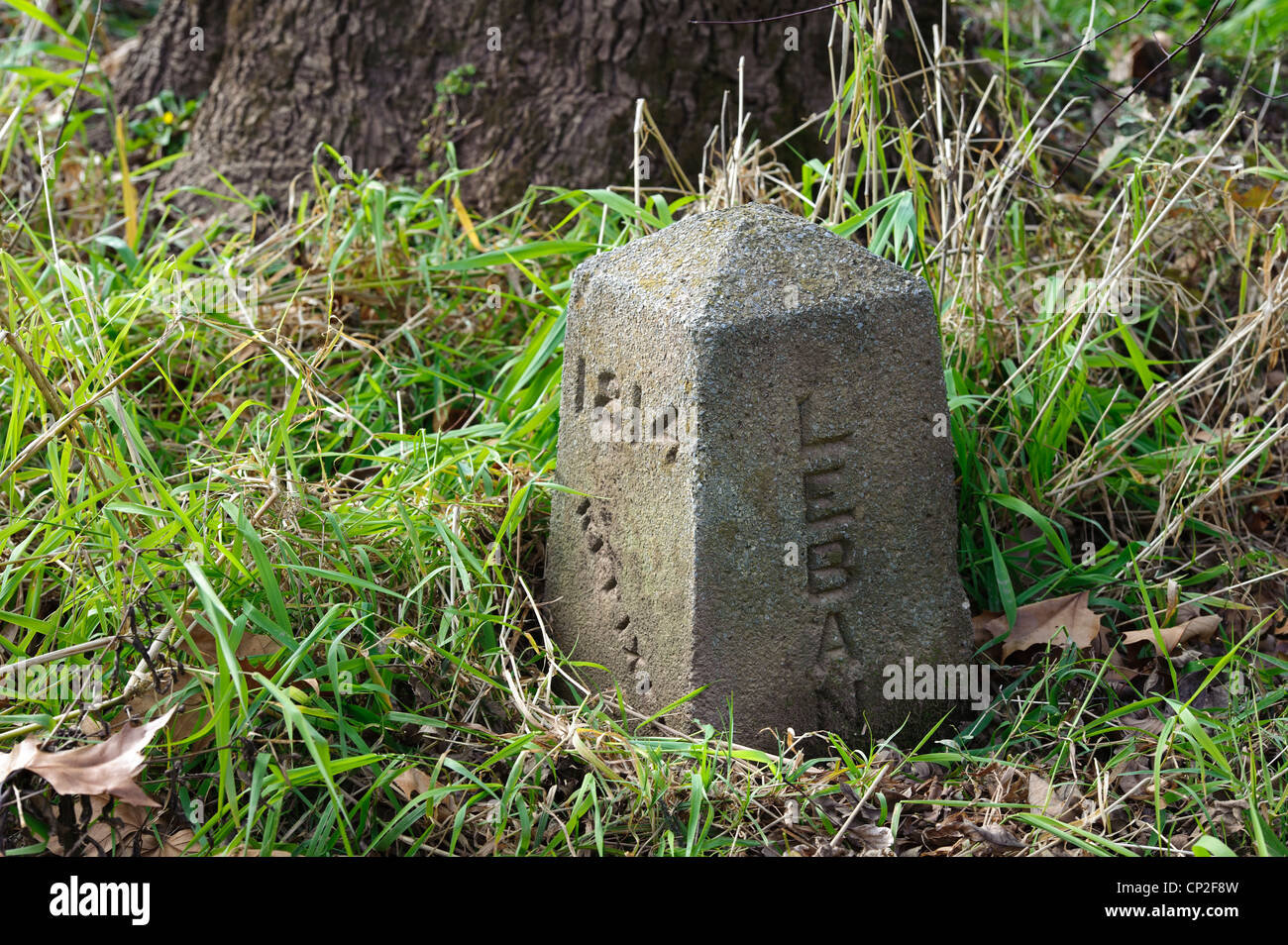 TRI-COUNTY BORDER MARKER STONE OF LANCASTER LEBANON AND DAUPHIN ...