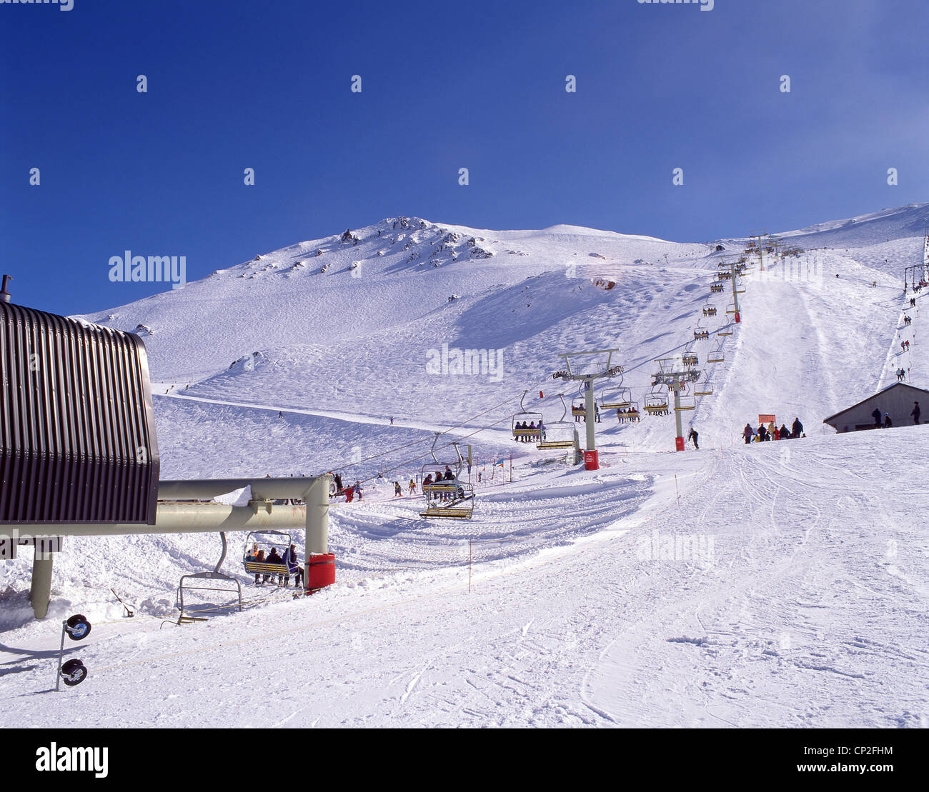 Mount Hutt Ski Field, Southern Alps, Canterbury Region, South Island ...