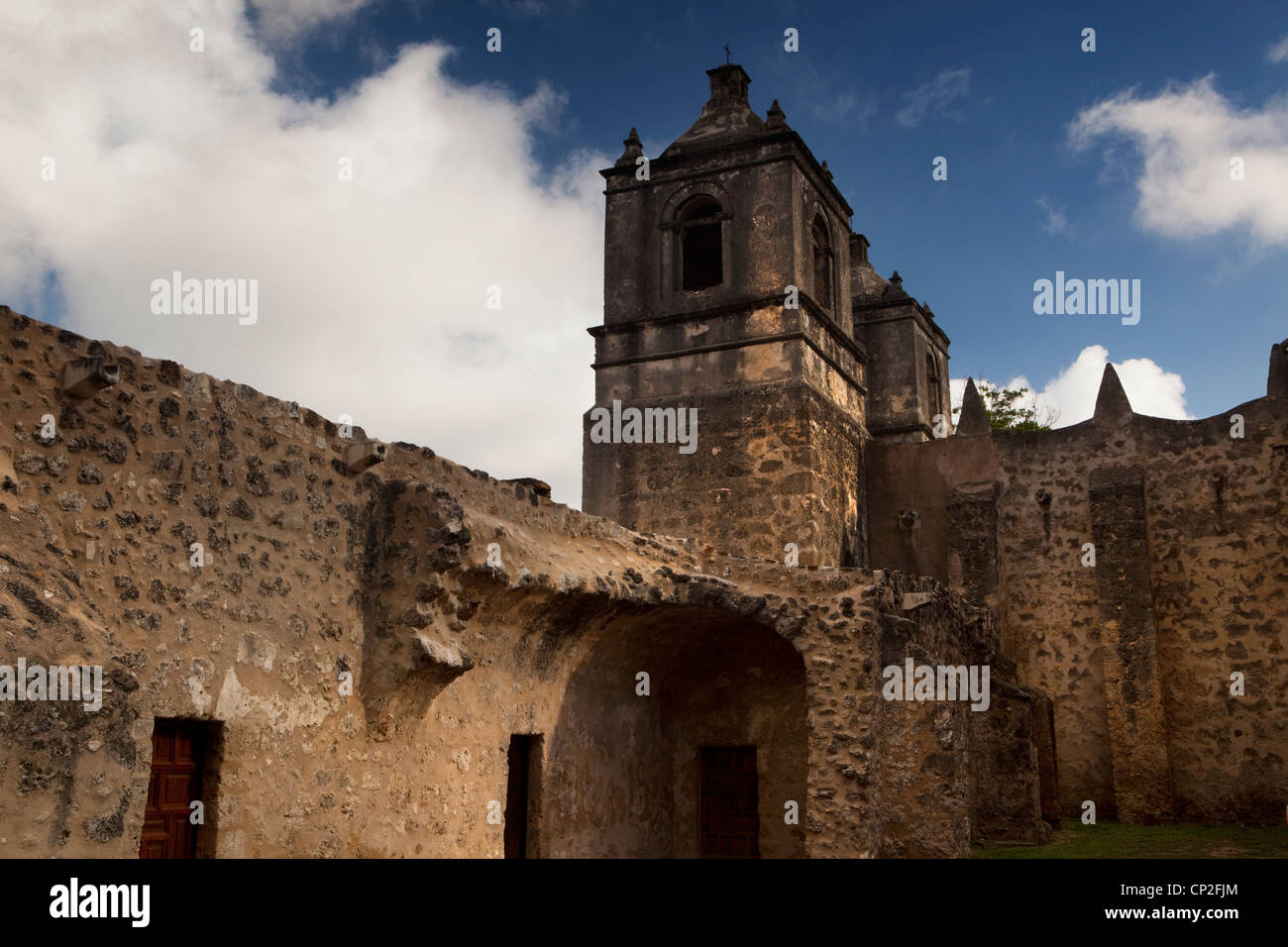 Exterior view of Mission Concepcion. Missions National Historical Park ...
