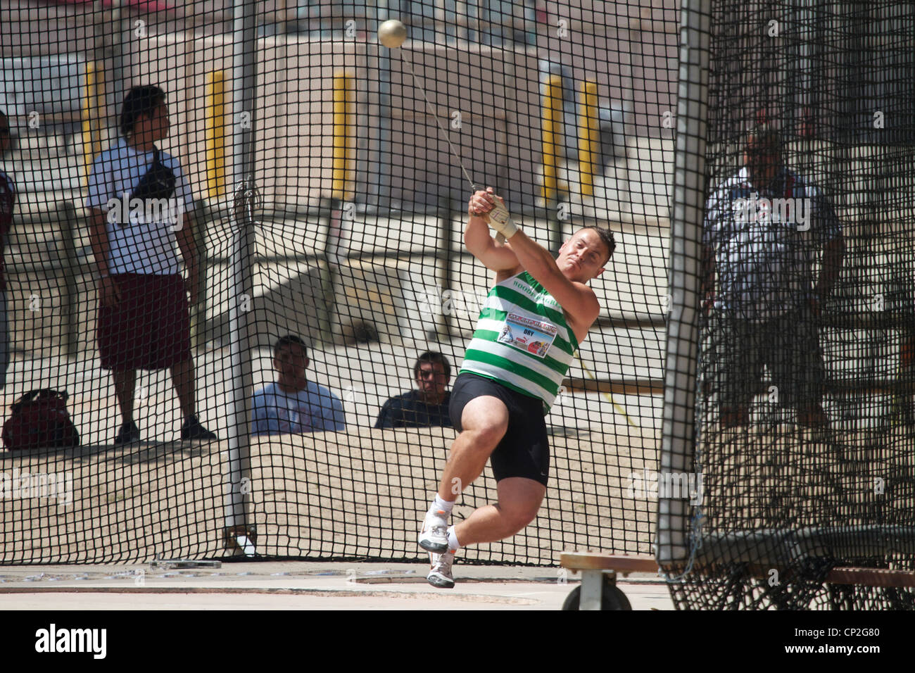 Mark Dry Scottish Hammer thrower Mt Sac relays 2012, Walnut, California ...