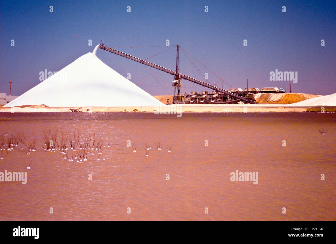 Salt processing plant, Port Hedland, Western Australia Stock Photo - Alamy