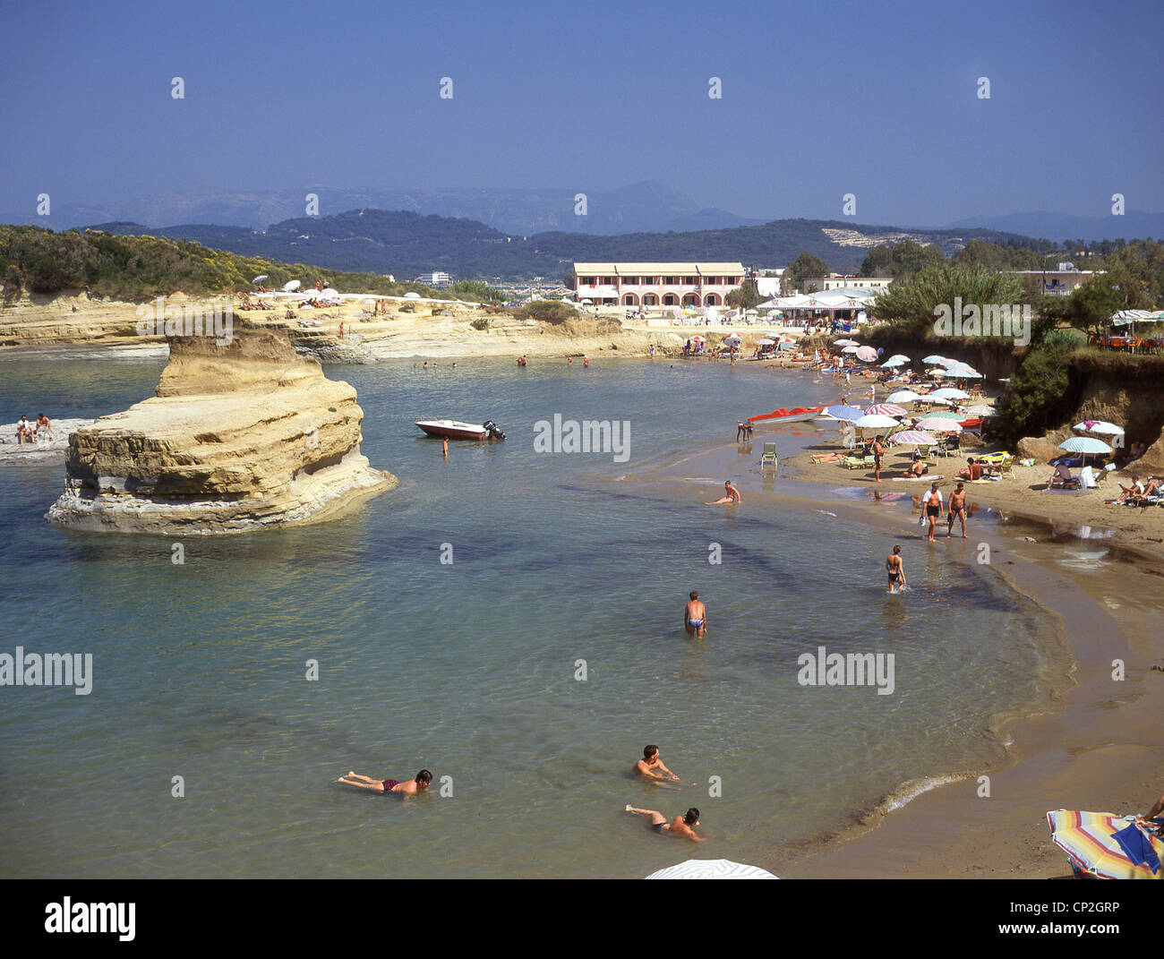 Sidari cliffs beach canal damour hi-res stock photography and images ...