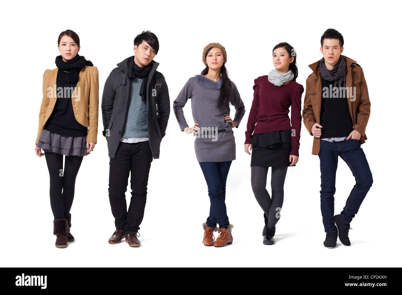 Group of stylish young people Stock Photo - Alamy