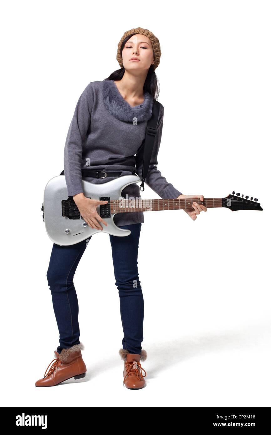 Stylish Girls With Guitar Cover Photos