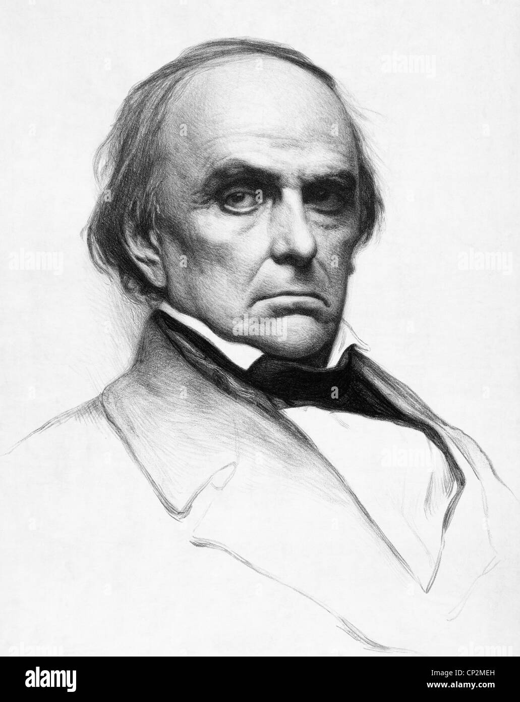 Vintage portrait of american statesman daniel webster 1782 1852 hi-res ...