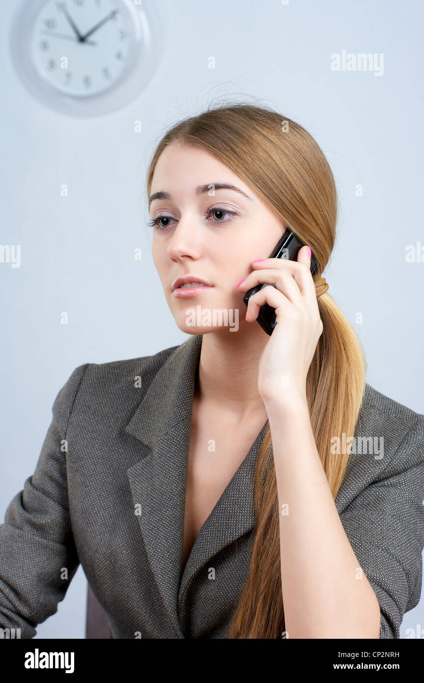 Employee talking business stuff hi-res stock photography and images - Alamy