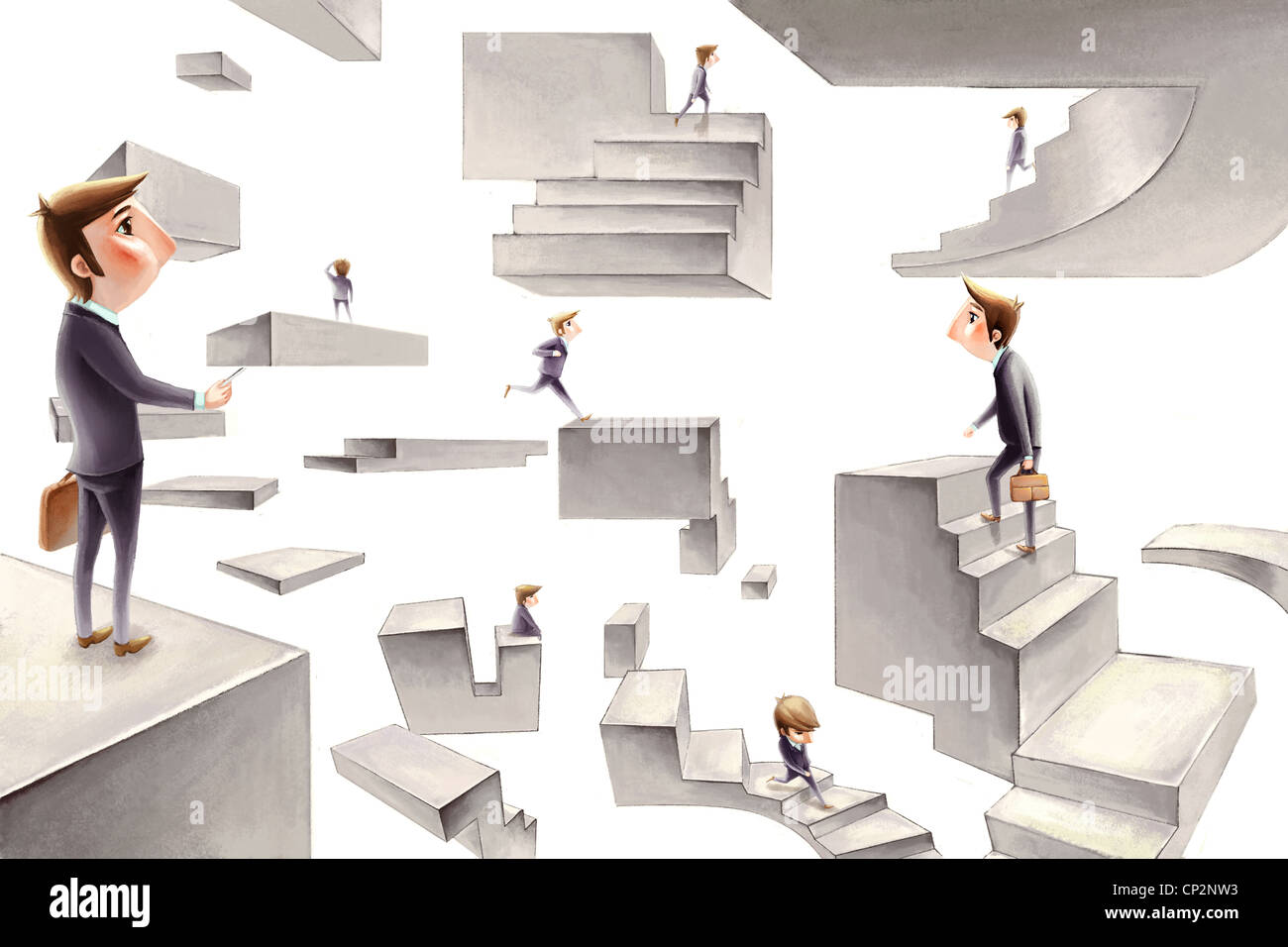 Camera moving forward young busy hi-res stock photography and images ...