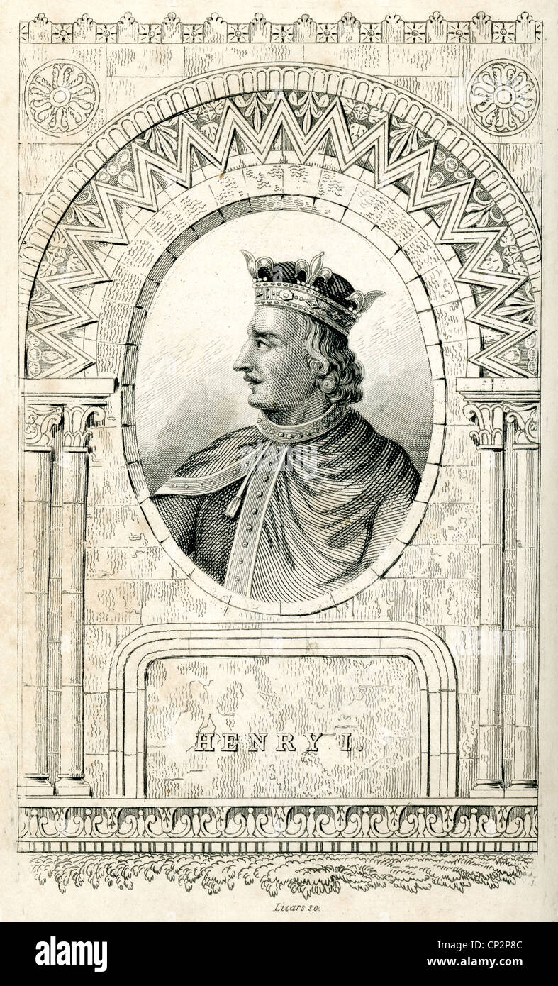 Henry i england portrait hi-res stock photography and images - Alamy