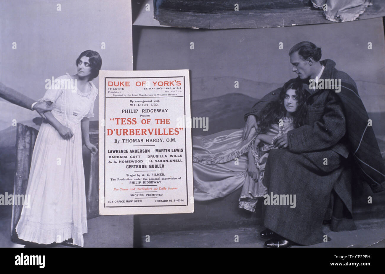 Gurtrude Bugler as a young actress circa 1924 when she played Tess in ...