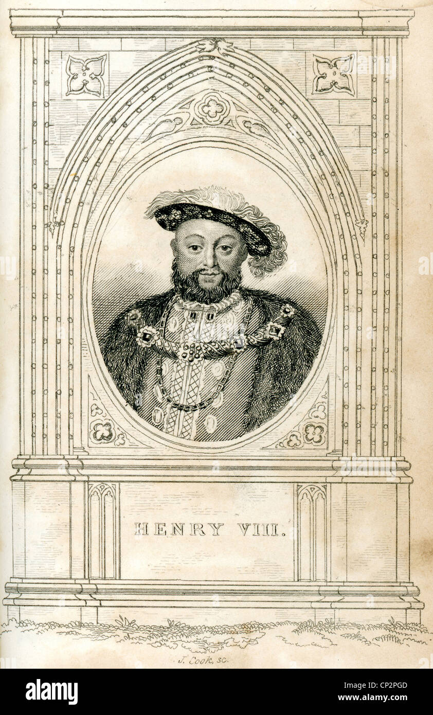 Portrait of King Henry VIII of England Stock Photo - Alamy