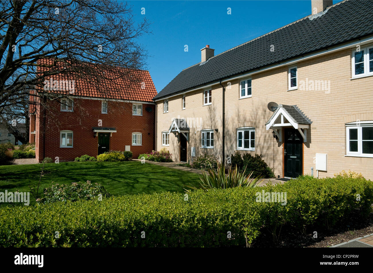 new build housing development Stock Photo - Alamy