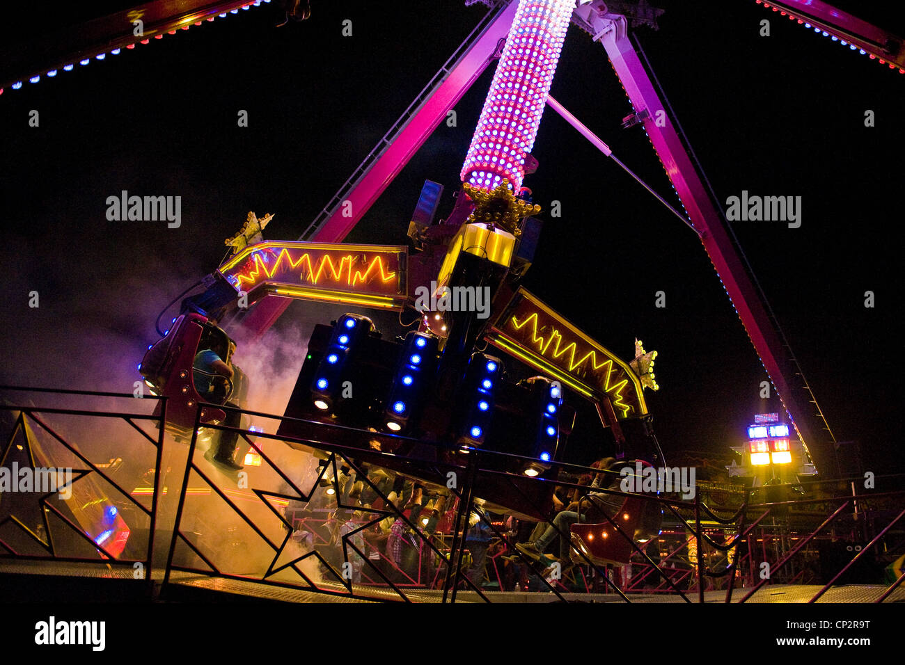 Switzerland, Canton Ticino, Bellinzona, amusement park, star dancer ...