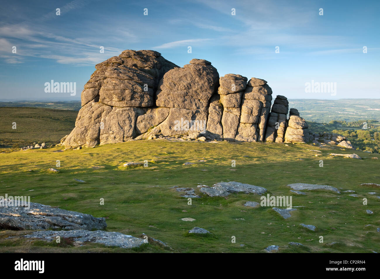 Haytor rock sunset hi-res stock photography and images - Alamy