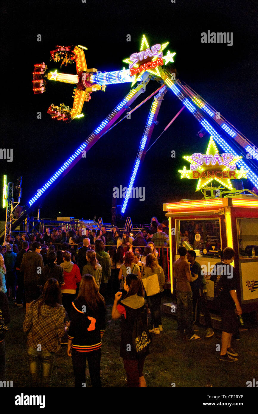 Switzerland, Canton Ticino, Bellinzona, amusement park, star dancer ...