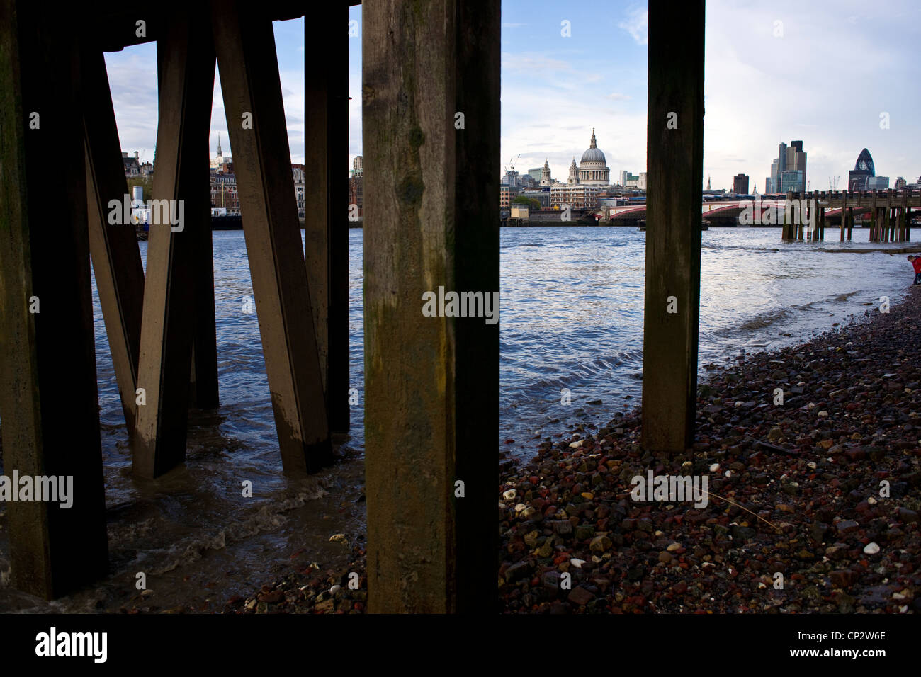 River Thames Jetty Stock Photo - Alamy