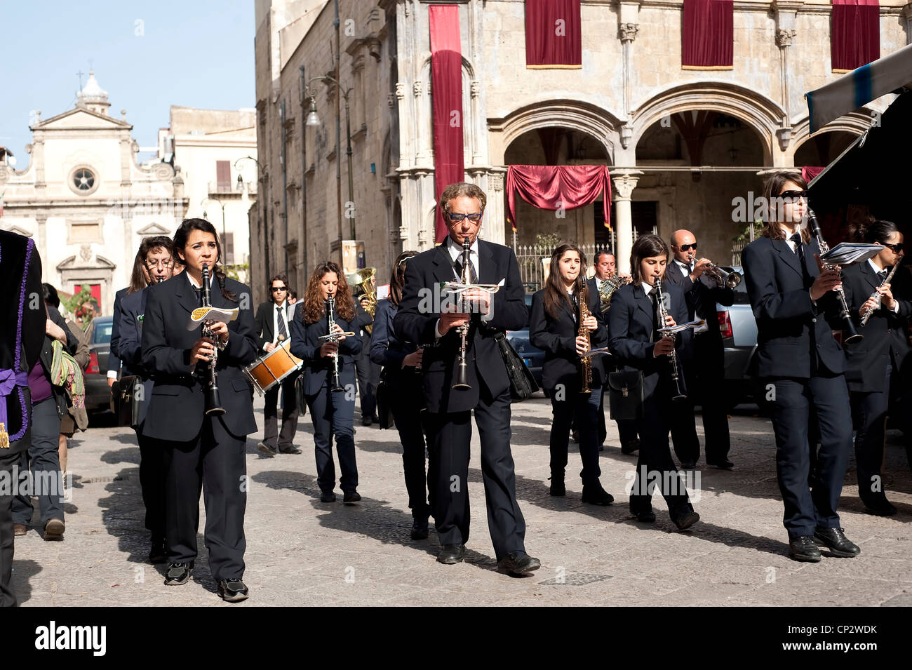 Palermo, Sicily, Italy - Procession during Holy Friday Easter ...