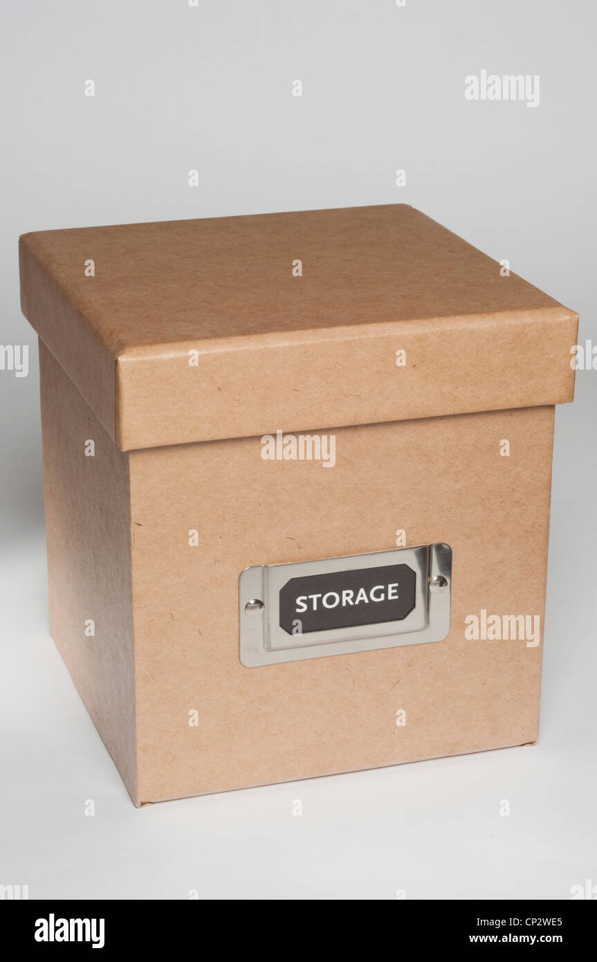Cardboard storage box hi-res stock photography and images - Alamy
