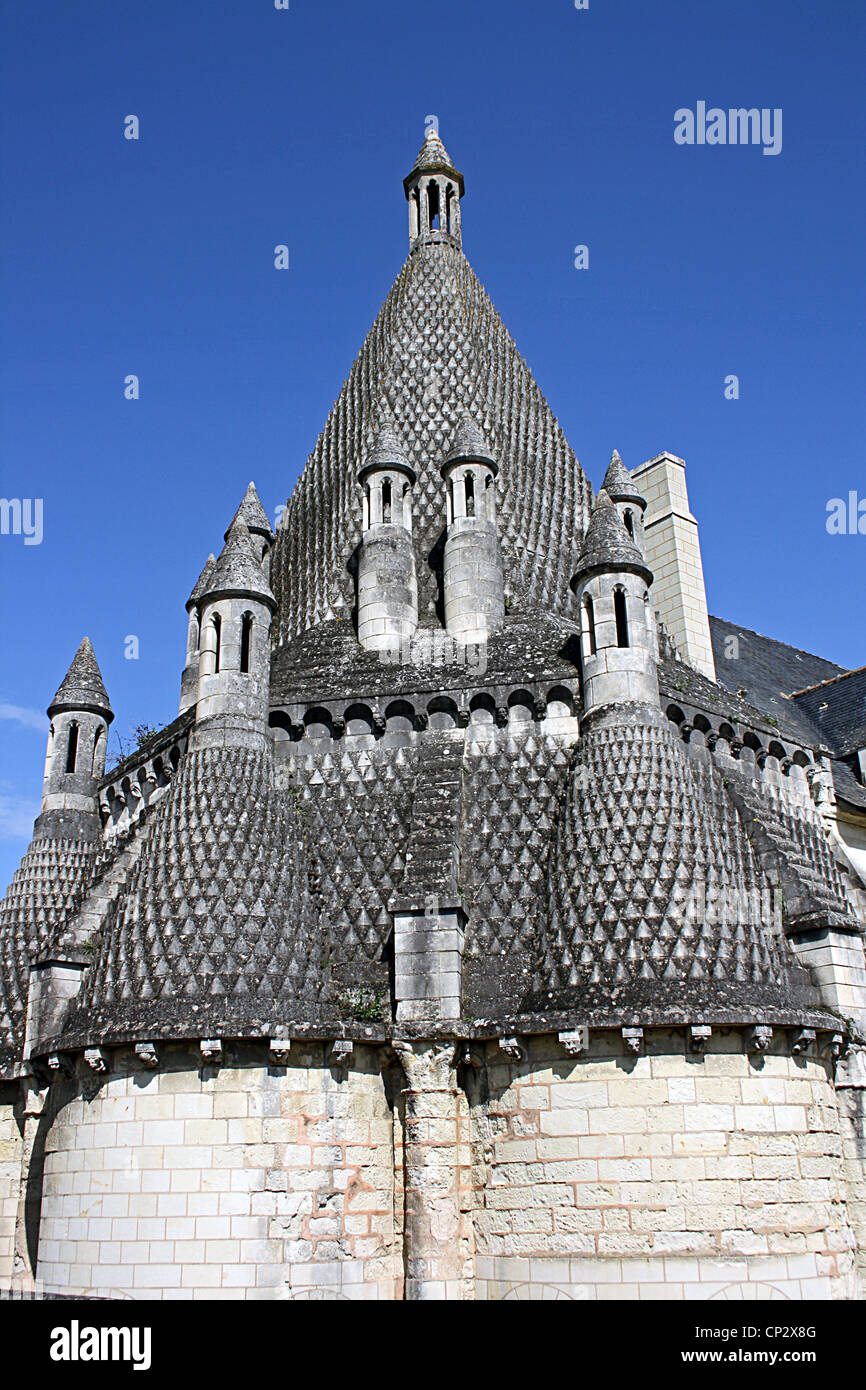 Fontevraud Abbey, abbaye de Fontevraud, France Stock Photo - Alamy