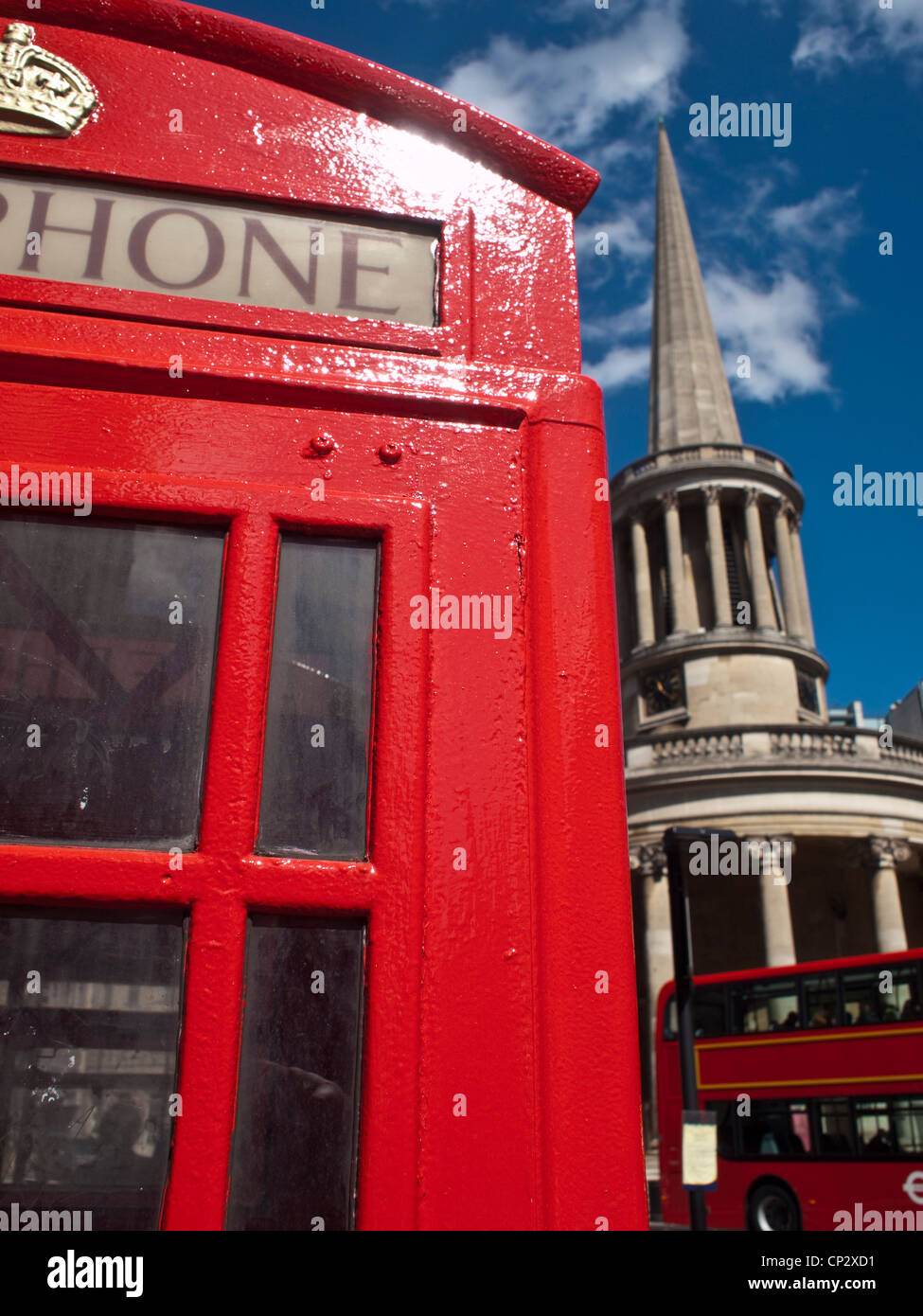 Red Phone Box Stock Photo - Alamy