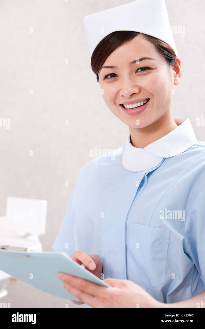 Portrait of nurse Stock Photo - Alamy