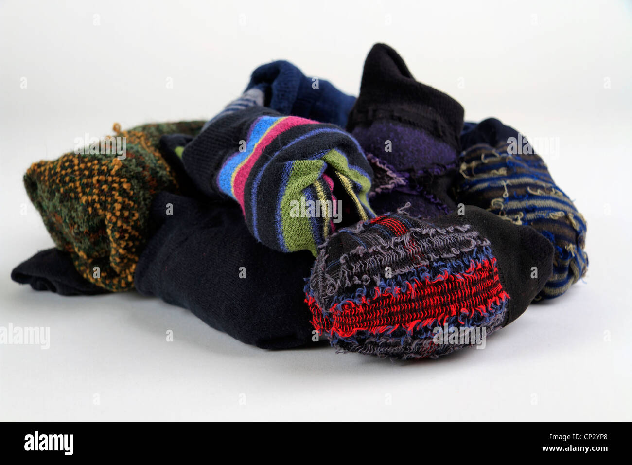 Pile of woolen socks Stock Photo - Alamy
