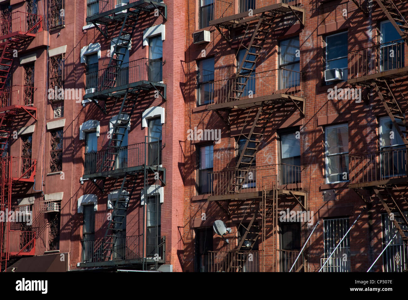 New York apartment block Stock Photo - Alamy